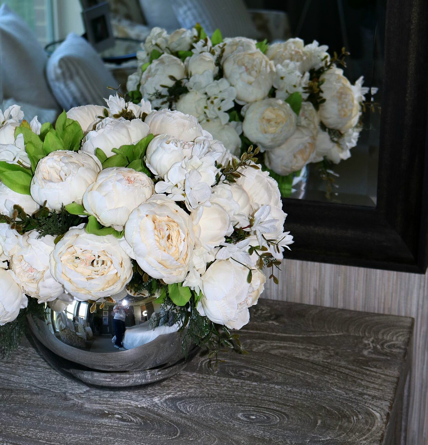 Decorating with Floral Arrangements - Real and Faux – Melissa Roberts ...