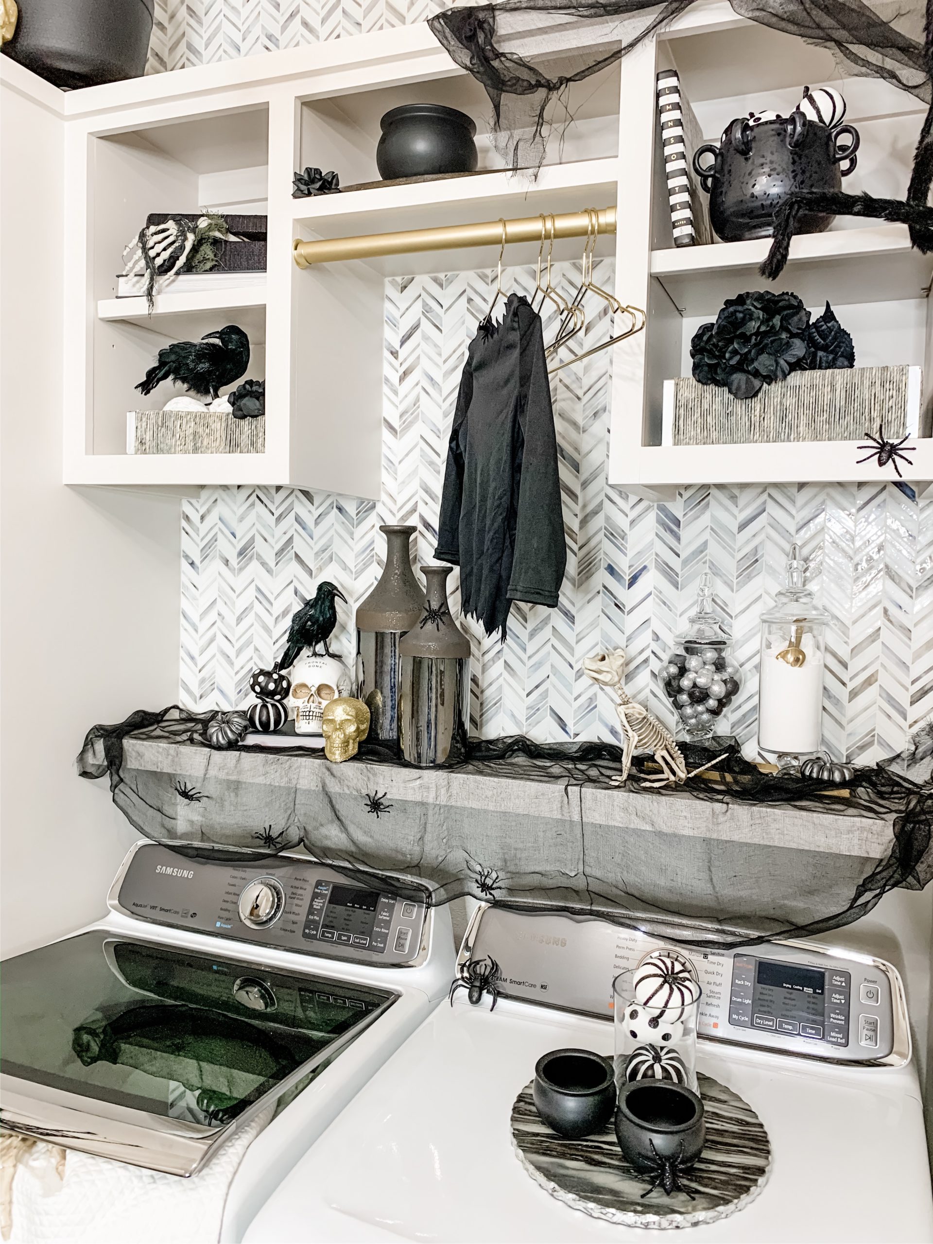 Spooktacular Laundry Room – Melissa Roberts Interiors
