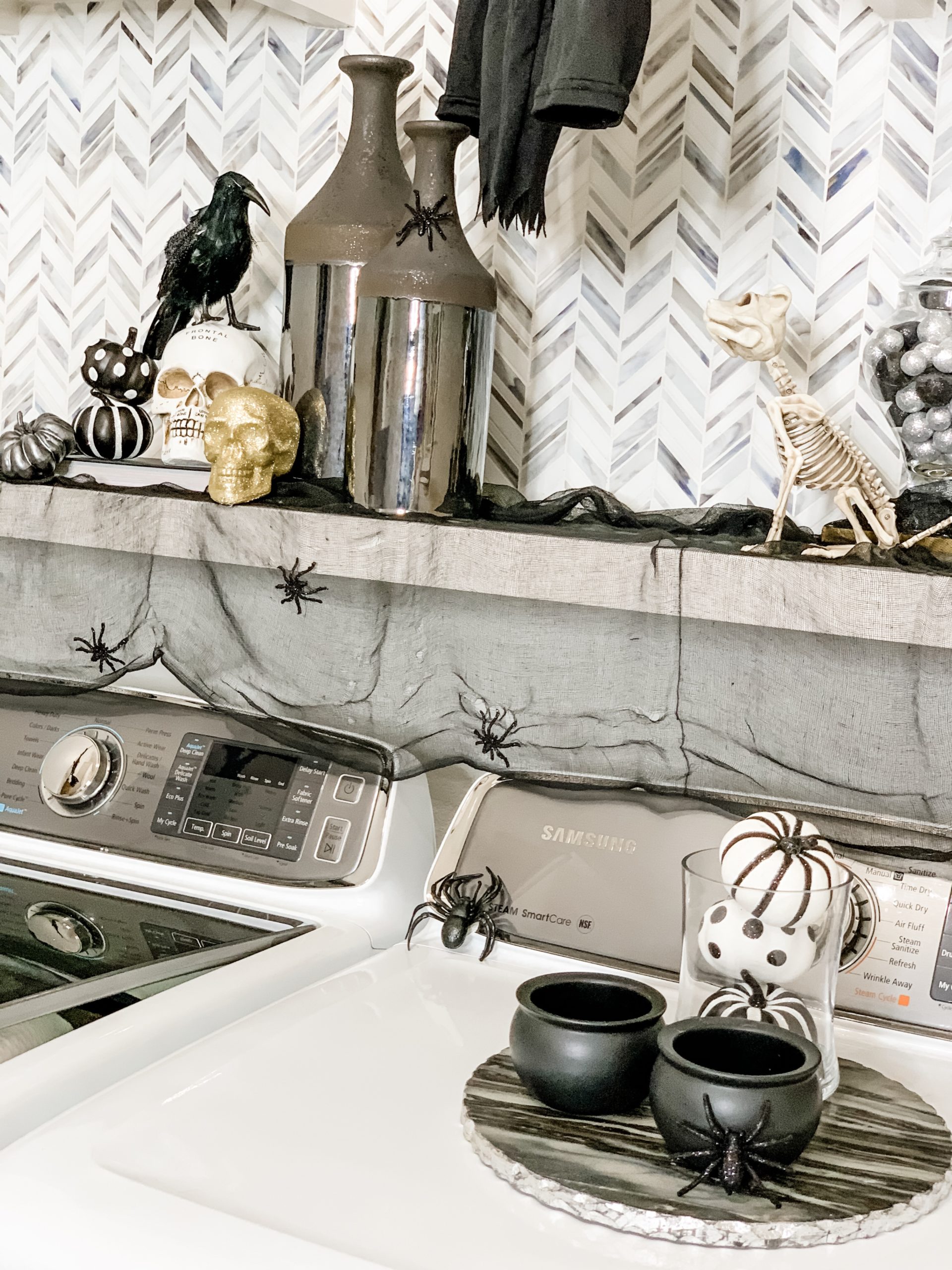 Spooktacular Laundry Room – Melissa Roberts Interiors