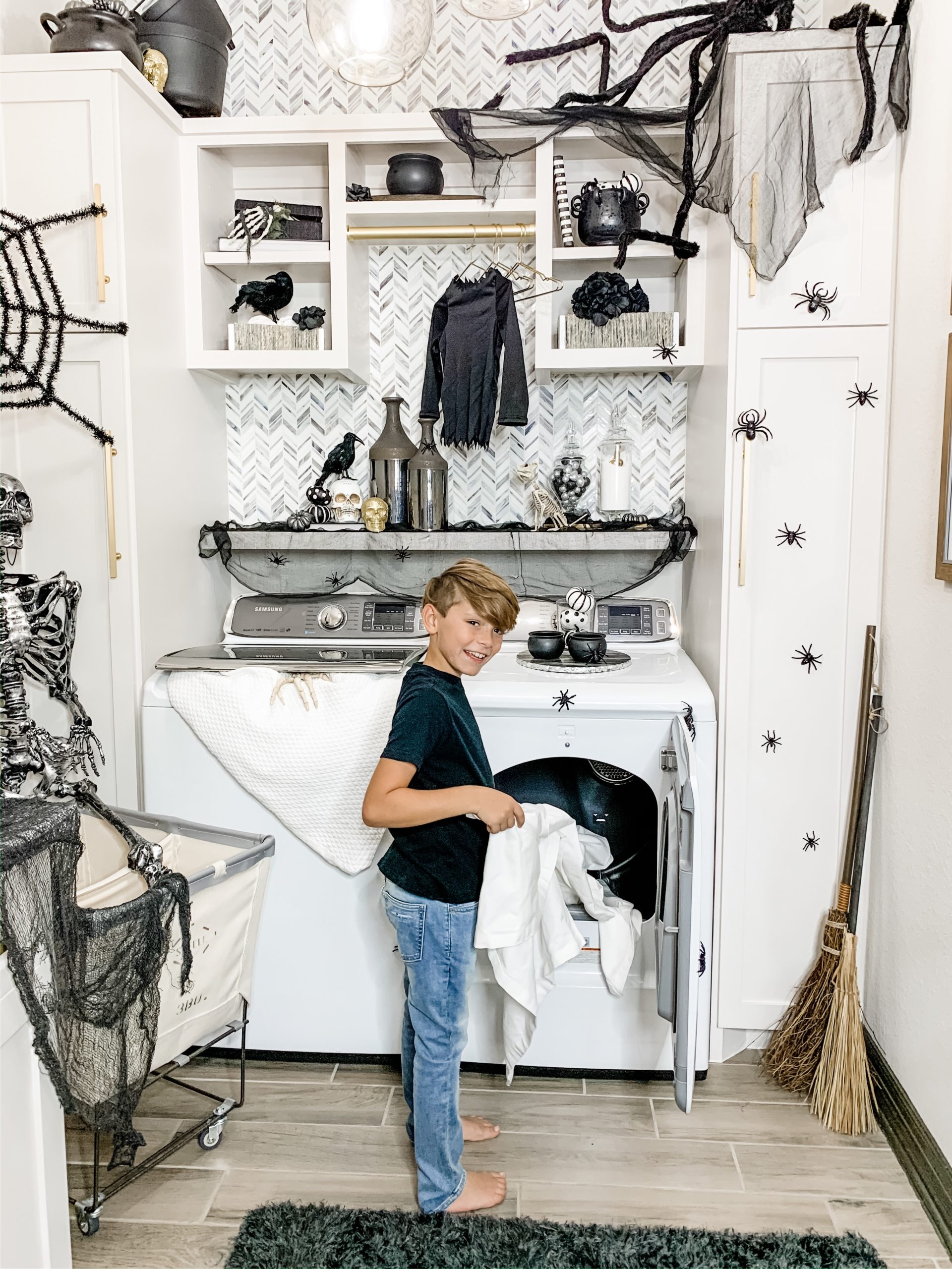 Spooktacular Laundry Room – Melissa Roberts Interiors